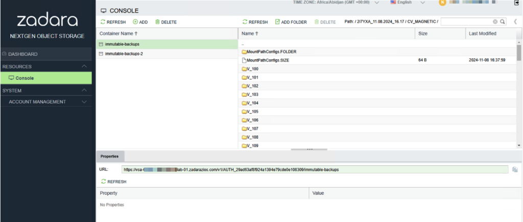 Commvault immutable (WORM) backups on Zadara Object Storage - Zadara